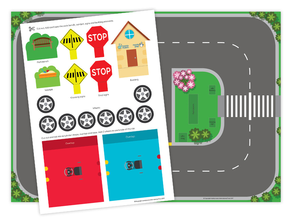 Fun cars and road map – mainly music and mainly play UK